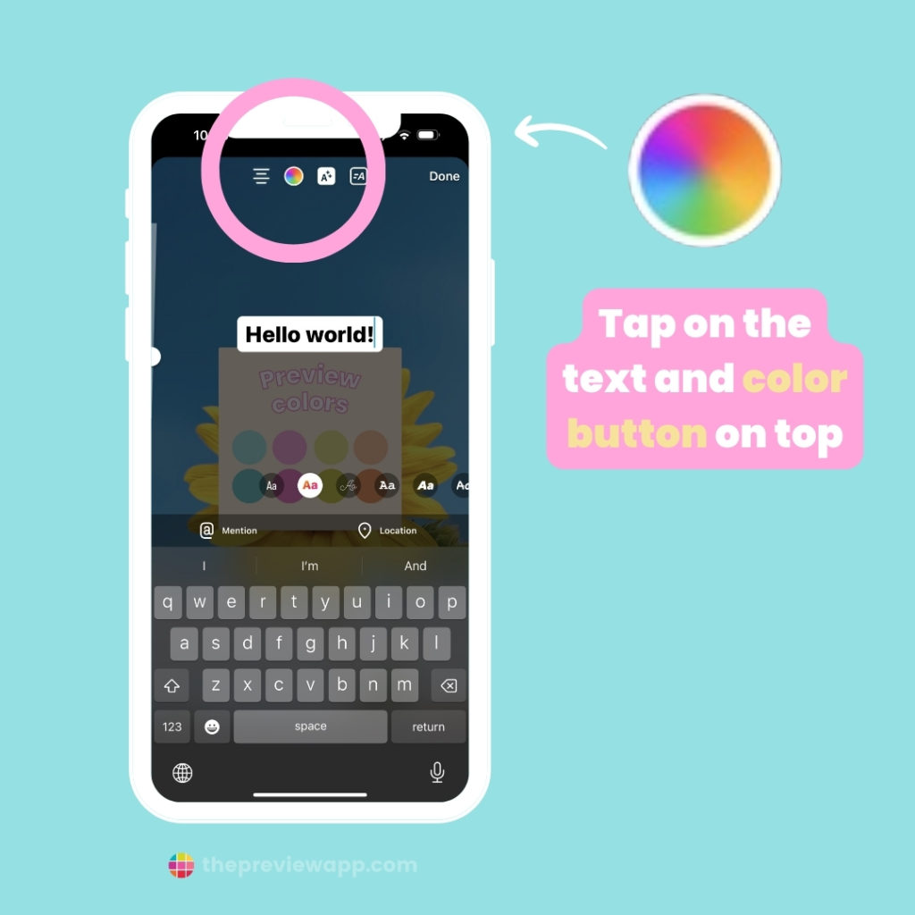 Custom Colors on Instagram Story & Reels (for Text, Drawings...)