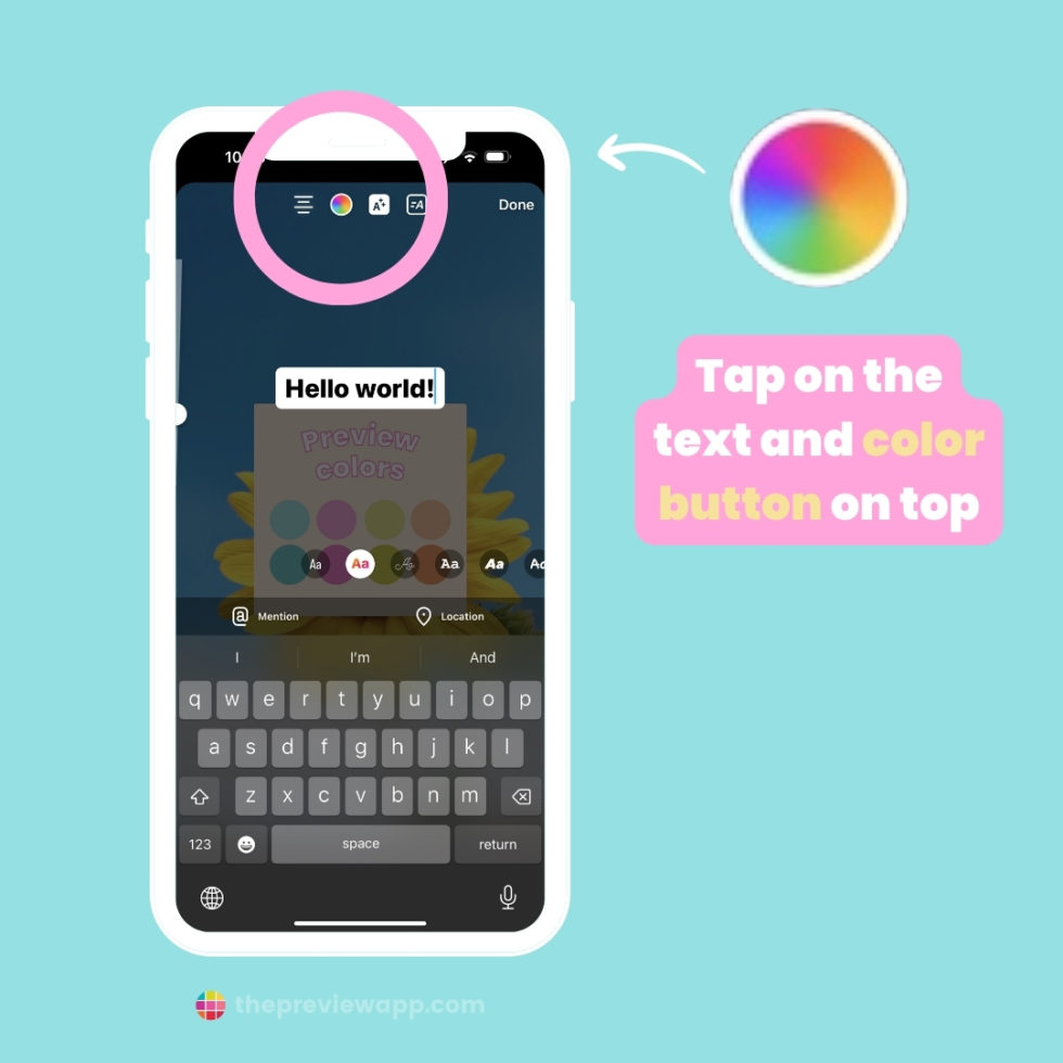 Custom Colors on Instagram Story & Reels (for Text, Drawings...)