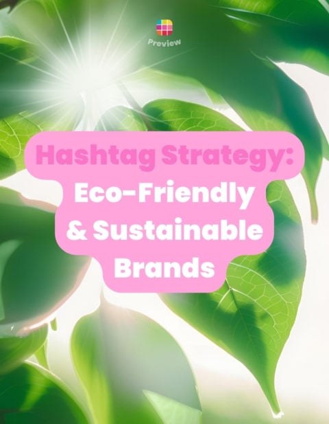 Instagram Hashtags for Eco-friendly & Sustainable Brands (2024 Strategy)