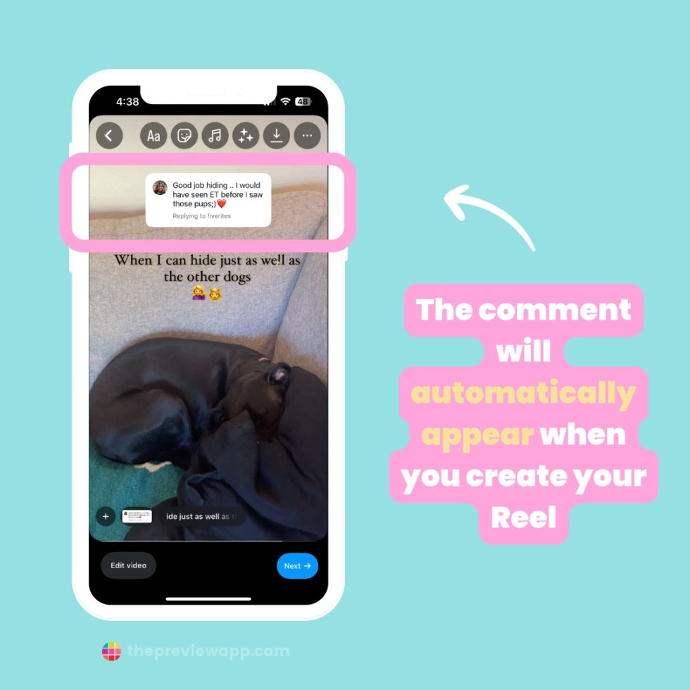 How to Share Someone's Comment in your Reels
