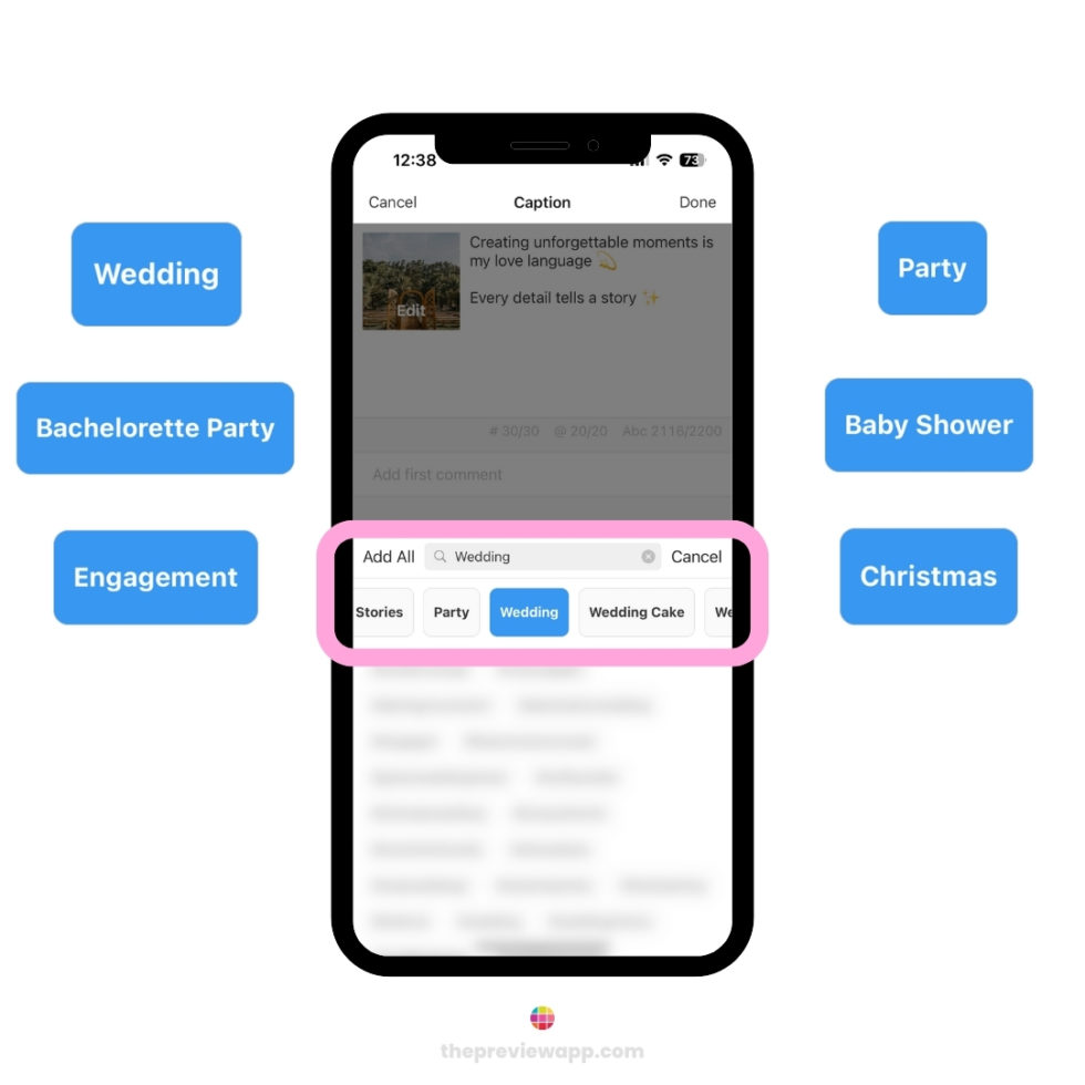 The Best Strategic Instagram Hashtags in 2025 for Event, Wedding ...