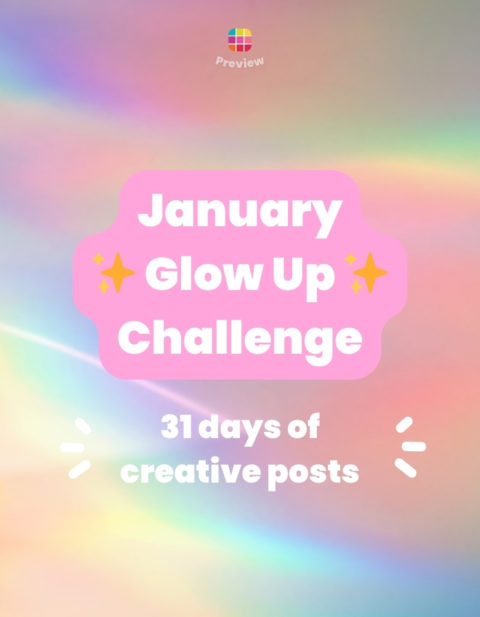New Year Glow Up Challenge: 30 Instagram Post Ideas for January ...