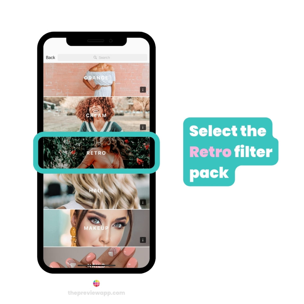 Create a Dreamy 70s Teal Feed with Preview App's Vintage Filter